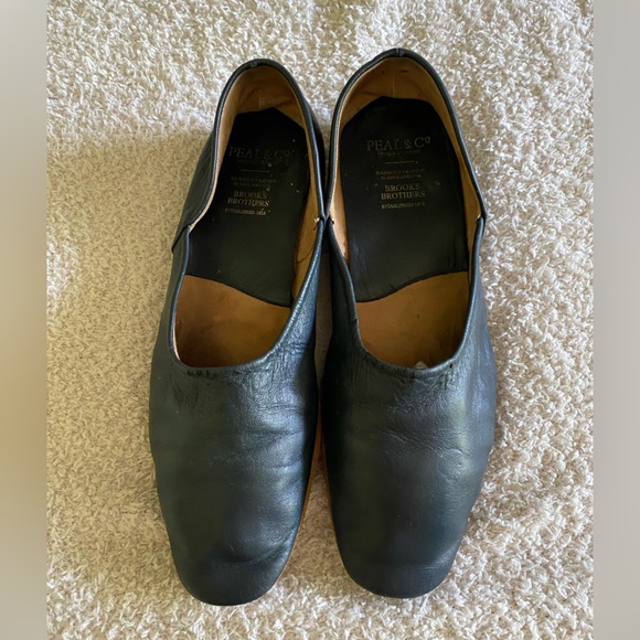 Brooks Brothers | Shoes | Rare Peal Company Nappa Leather Slippers Size ...